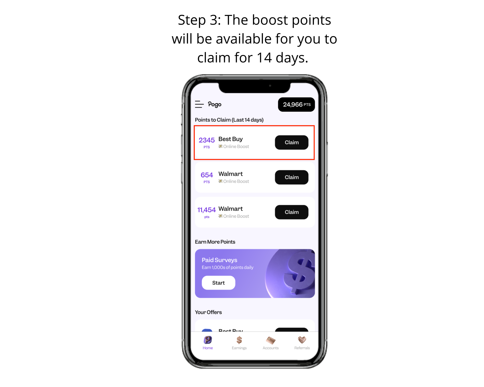Where are my online shopping boost points? – Pogo
