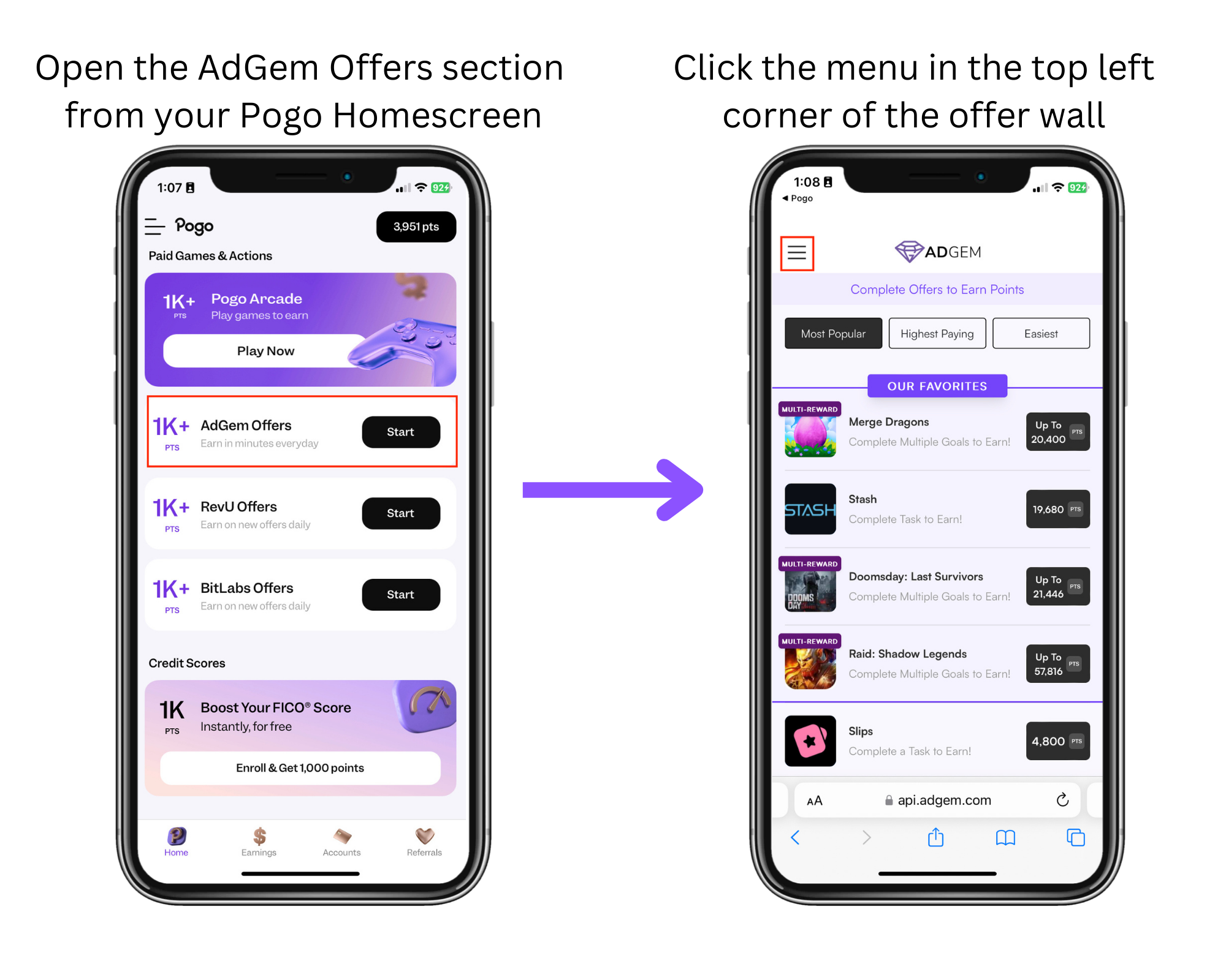 I haven't received points for a game or offer in Adgem. – Pogo